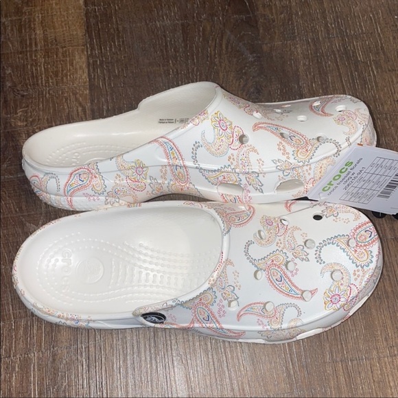 CROCS | Shoes | Paisley Freesail Crocs | Poshmark